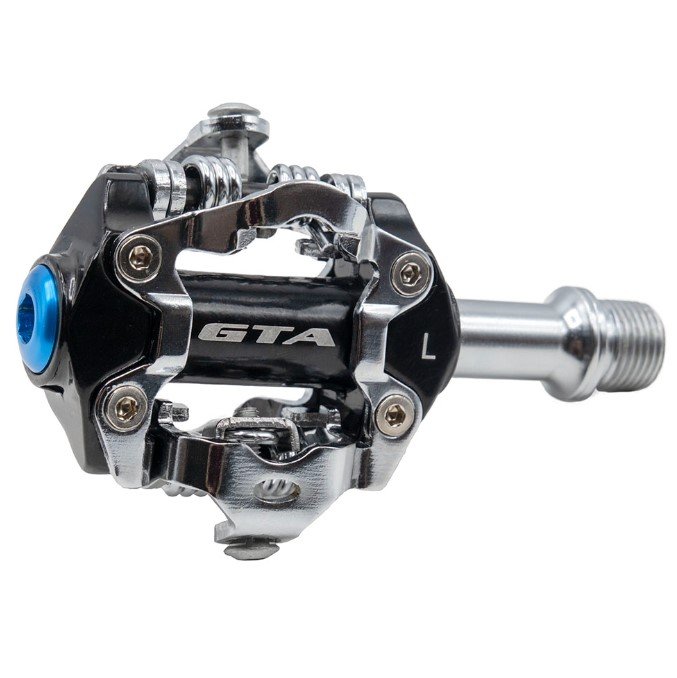 Pedal Clip Bicicleta MTB GTA RX Alumínio Eixo Cr-Mo 9/16